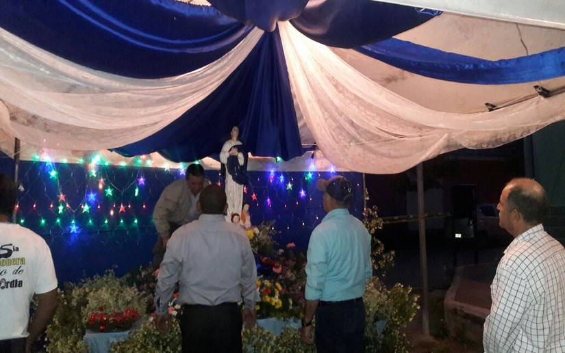 Así celebran en Sébaco a la Virgen María