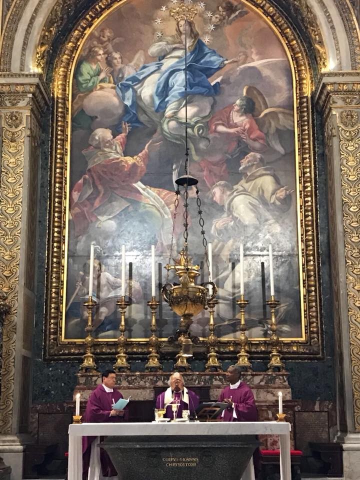 Cardenal Brenes celebró Santa Misa en Roma