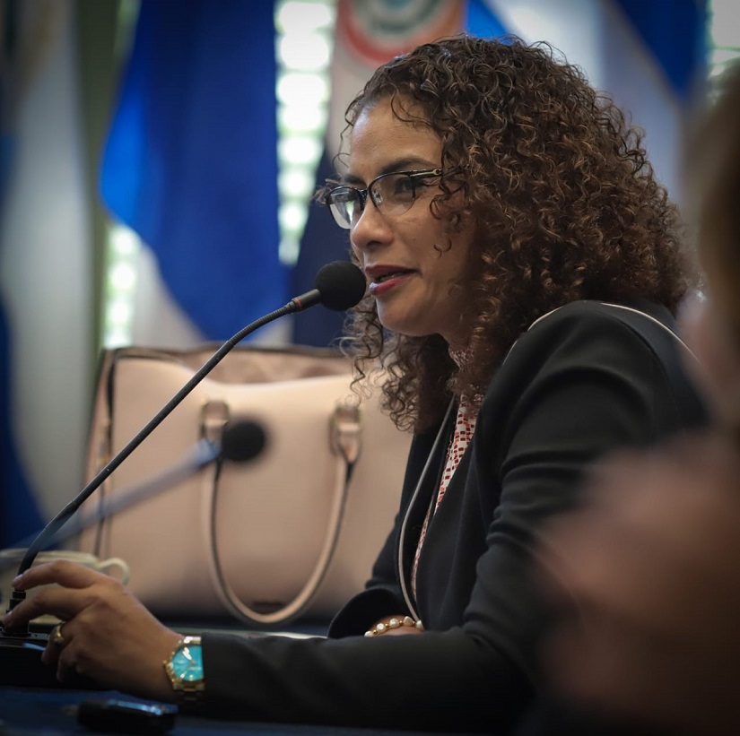 Reyna Rueda, alcaldesa de Managua en reunión del Comité de Ciudades ...