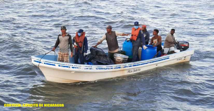 Fuerza Naval retuvo embarcación y ocupó pepino de mar en Cayos Miskitos