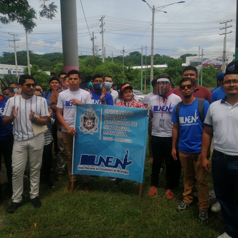 Juventud Sandinista 19 de Julio rinde homenaje a la chinita Arlen Siu