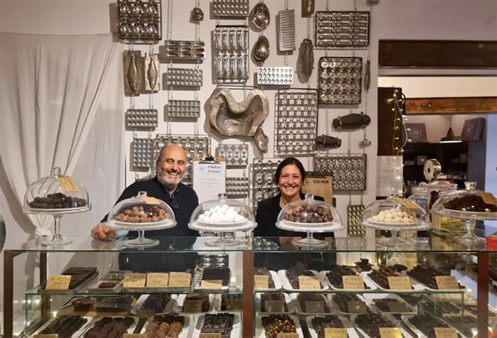 Cacao nica en famoso Concept Store del Chocolate en Italia