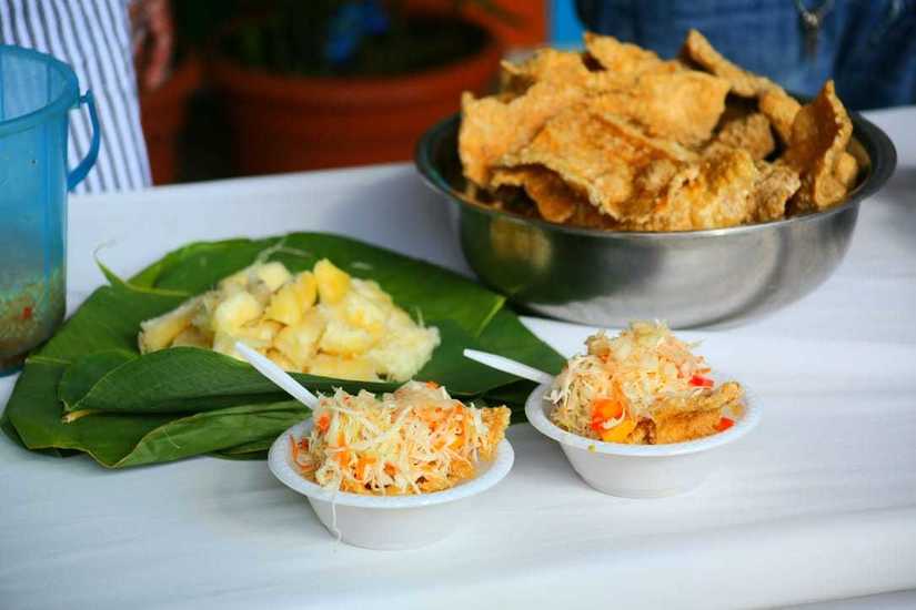 Realizan degustación del tradicional vigorón