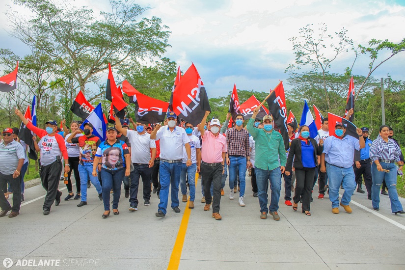 Gobierno Sandinista inaugura carretera de concreto hidráulico en la ...