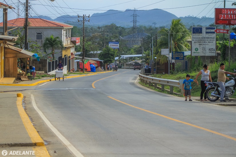 Gobierno Sandinista inaugura carretera de concreto hidráulico en la ...