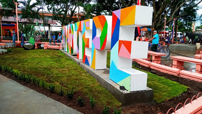 Alcaldía Sandinista inauguró mejoras del Parque Central de la ciudad de ...