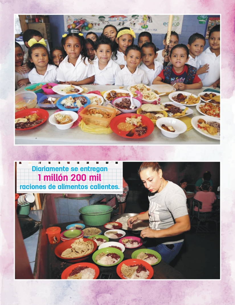 Avanza el programa de merienda escolar en Nicaragua