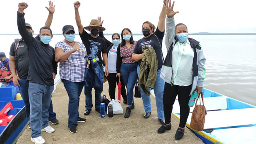 (+FOTOS): Estudiantes de Rama Cay reciben instrumentos musicales