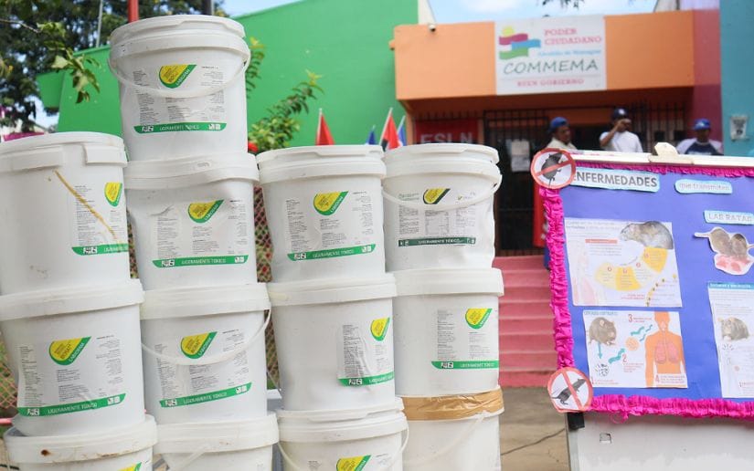 Inicia aplicación de Biorat en mercados y comunidades de Managua