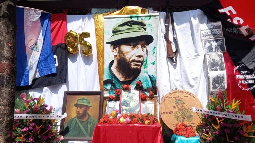 Conmemoran 85 años del natalicio del Comandante Germán Pomares