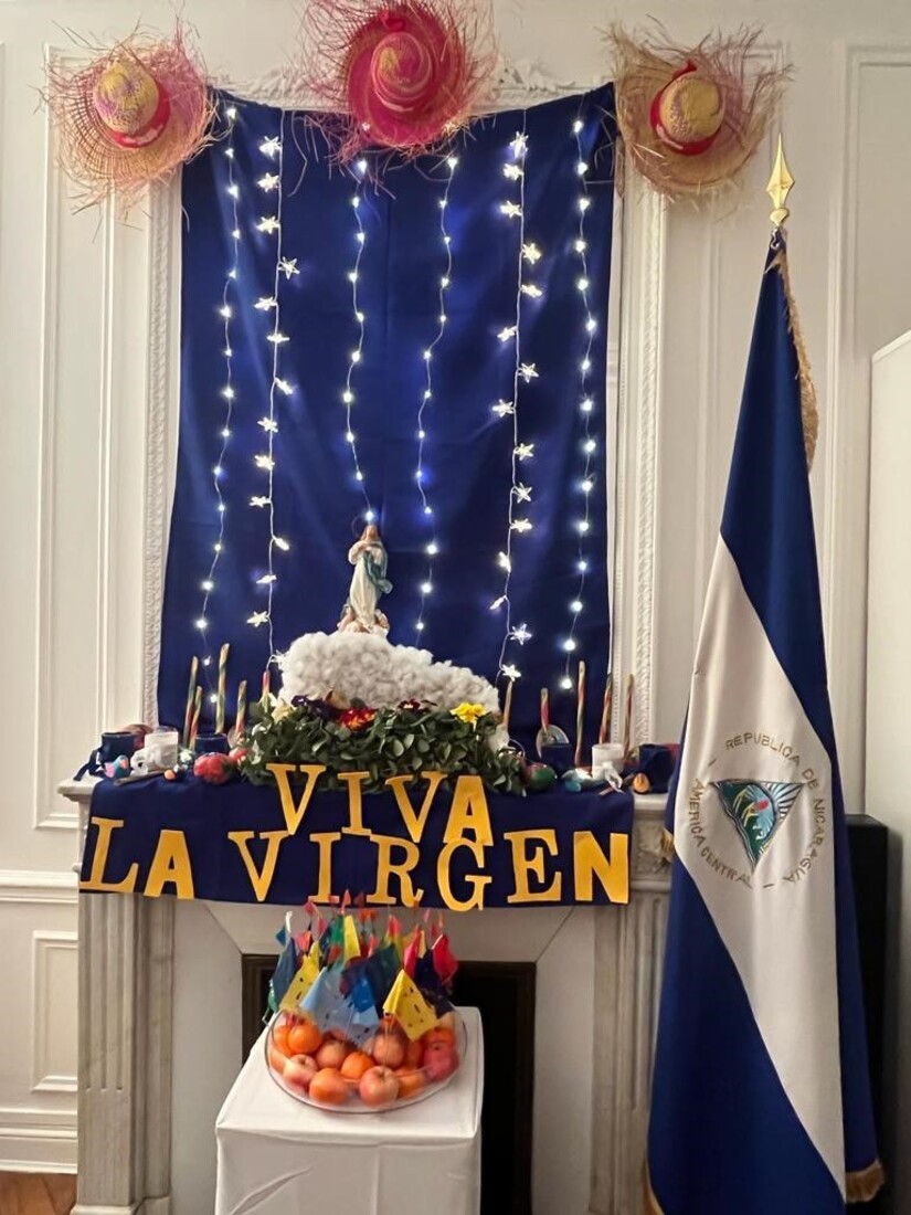 La Embajada de Nicaragua en Francia celebró a la Inmaculada Concepción ...