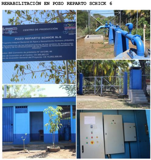 Enacal rehabilita pozos en reparto Schick, Managua
