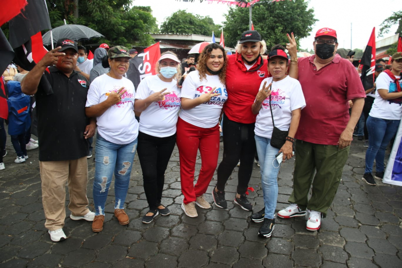 Distrito Cuatro de Managua celebra caminata para honrar el 43/19