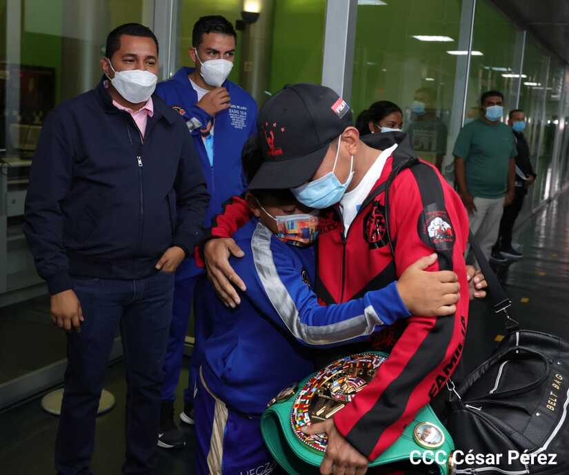 Así fue recibido Román "Chocolatito" González, máxima figura del ...