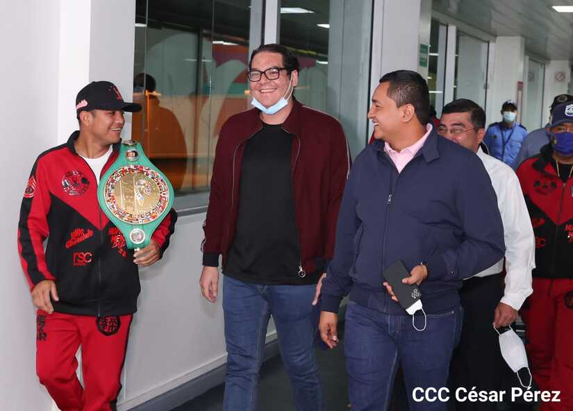 Así fue recibido Román "Chocolatito" González, máxima figura del ...