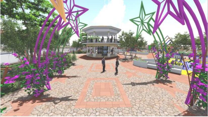 Iniciará remodelación del Parque Central de Teustepe, Boaco