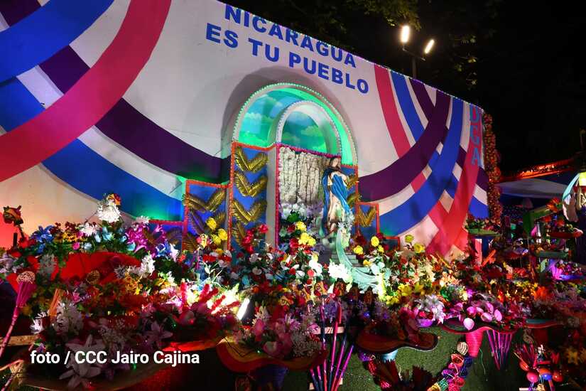 Familias de Nicaragua ya pueden disfrutar de los Altares a La Purísima ...