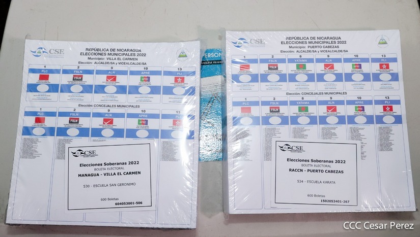 CSE: Concluye proceso de fabricación de las boletas electorales 2022