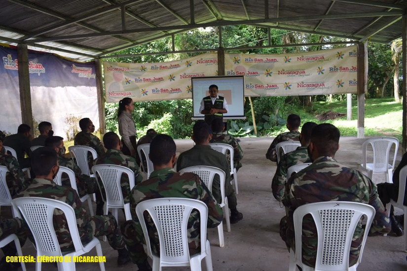 Ejército de Nicaragua realiza capacitación ambiental
