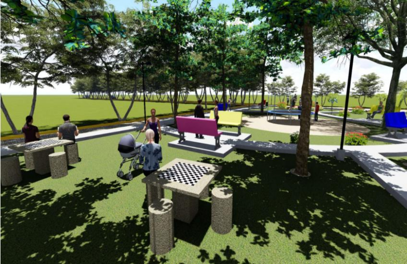 Nuevo parque comunitario en Larreynaga