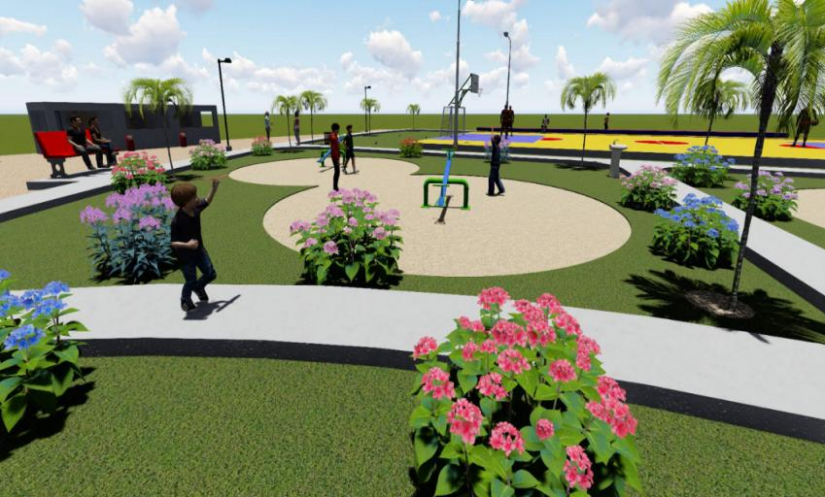 Nuevo parque comunitario en Larreynaga