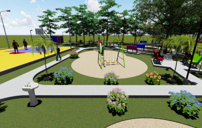 Nuevo parque comunitario en Larreynaga