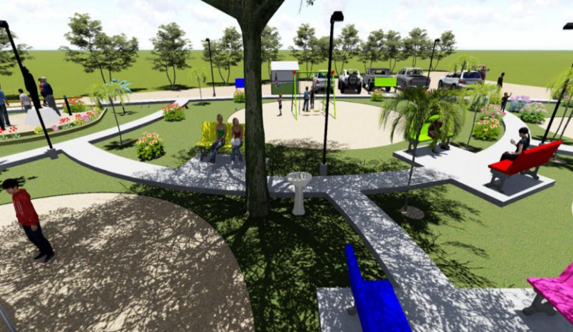 Nuevo parque comunitario en Larreynaga
