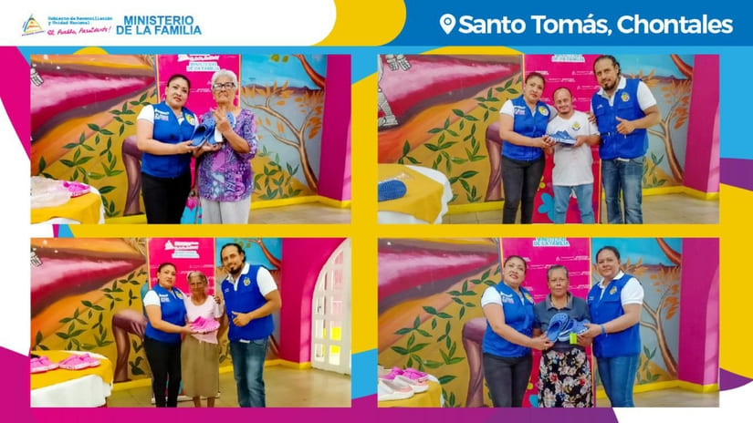 (+FOTOS) Entrega de obsequios a protagonistas del Ministerio de la Familia