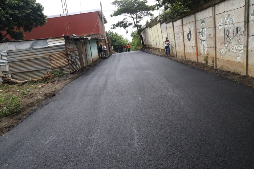 Aumenta el número de calles pavimentadas en Managua