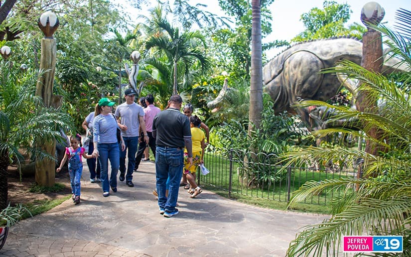 Si no quiere ir a la playa visite el Parque Saurio de Nindirí, Masaya