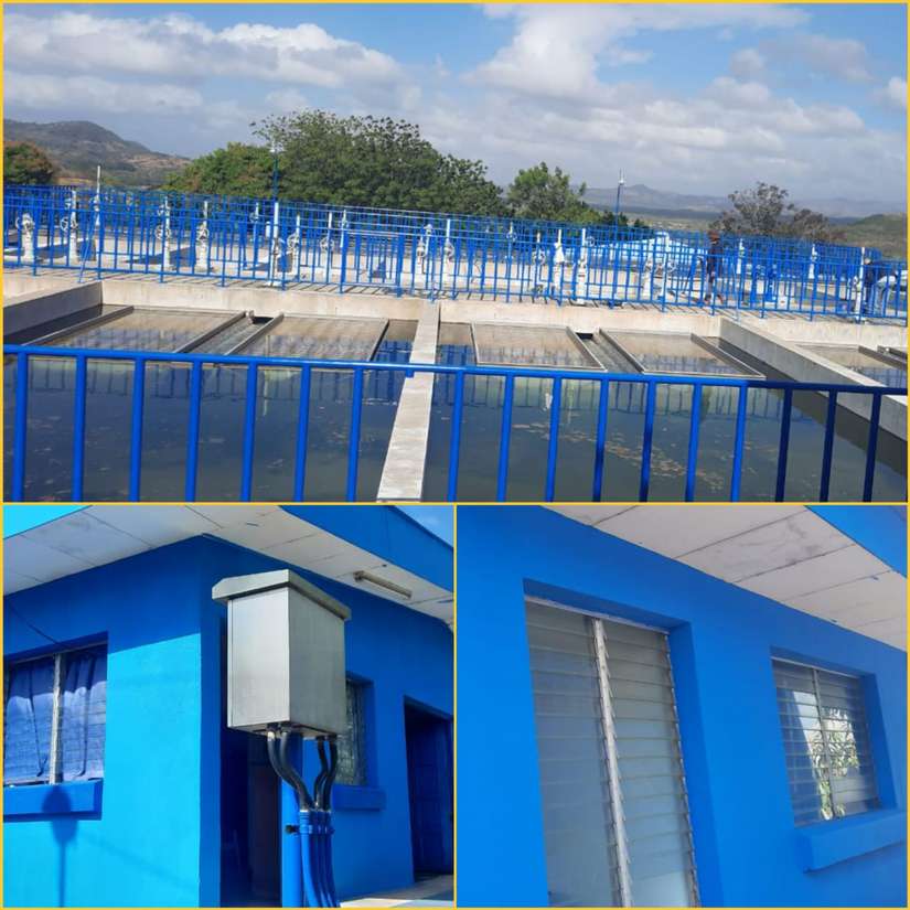 ENACAL da mantenimiento a la planta potabilizadora de Juigalpa