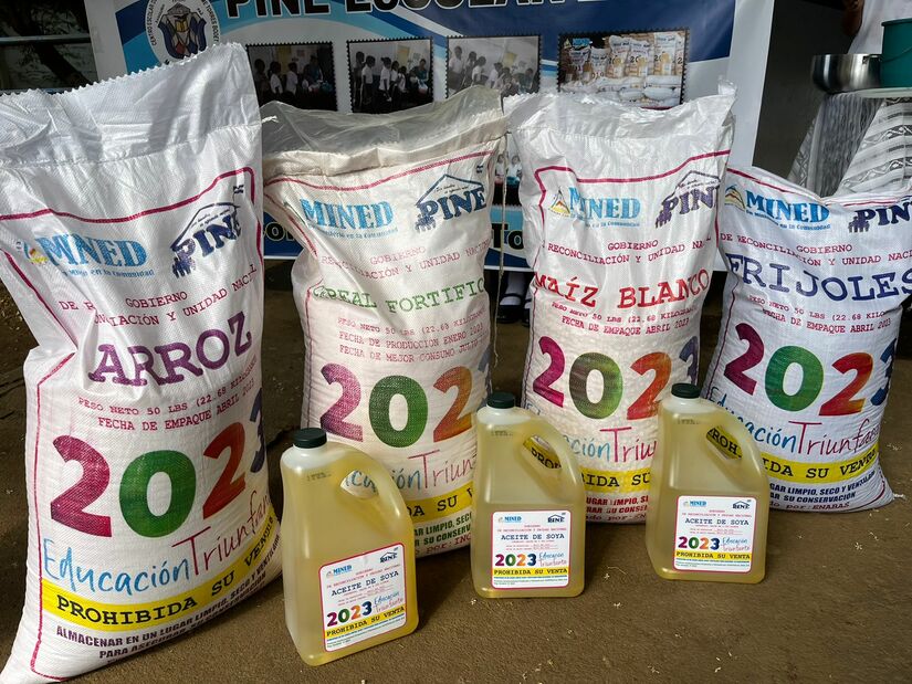 Inicia segunda entrega de merienda escolar en colegios de Managua