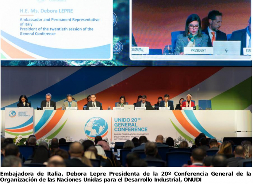 Delegación nicaragüense participó en la 20º Conferencia General de la ONUDI