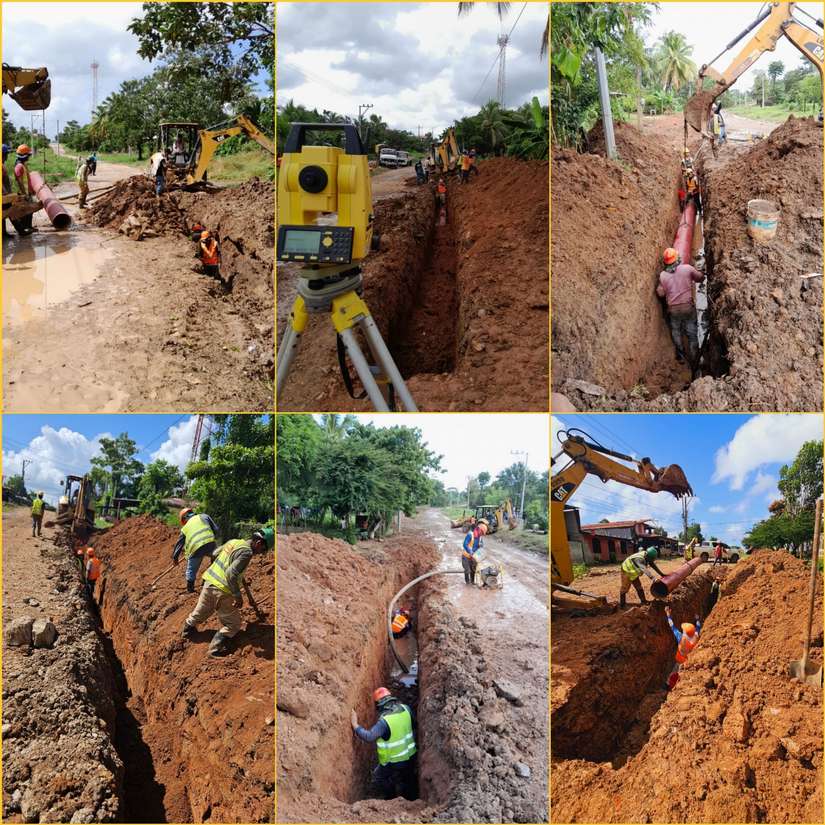 Enacal avanza en la construcción del Sistema de Alcantarillado ...
