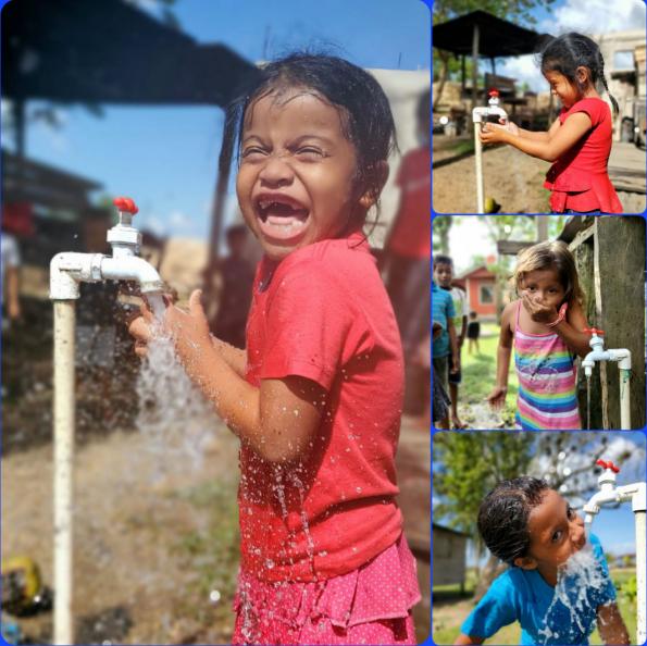 Enacal inauguró obras de agua potable en Sisin, Caribe Norte