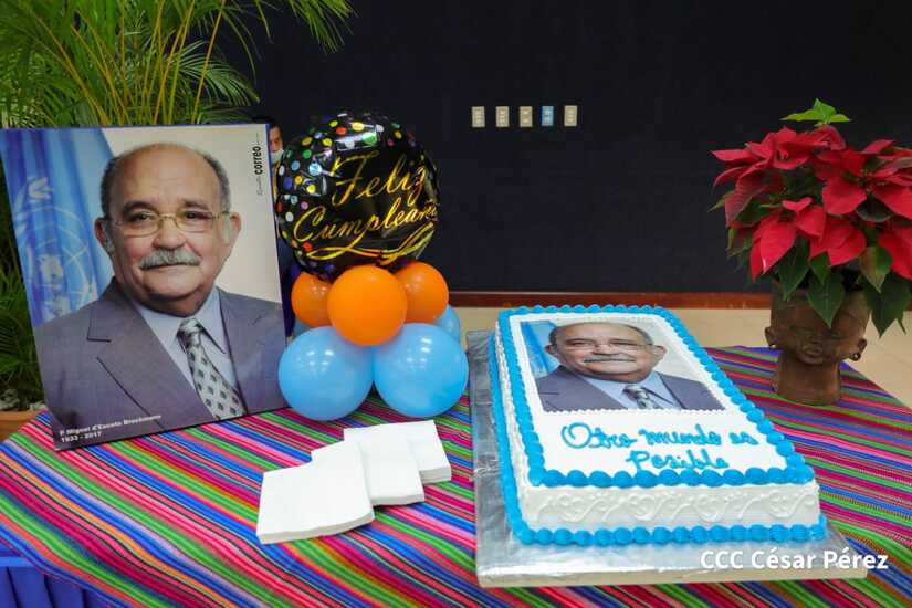 Conmemoran 90 aniversario del natalicio del Padre Miguel d'Escoto Brockmann