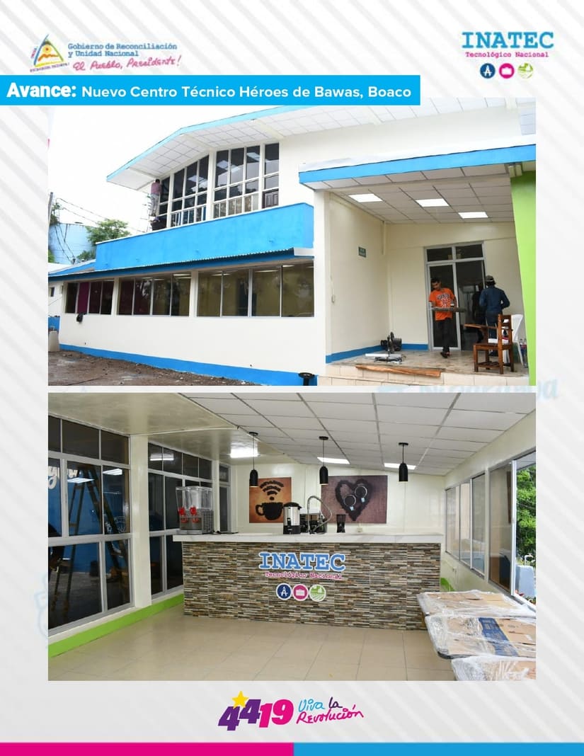 INATEC: Continúa la rehabilitación del Centro Técnico “Héroes de Bawas ...