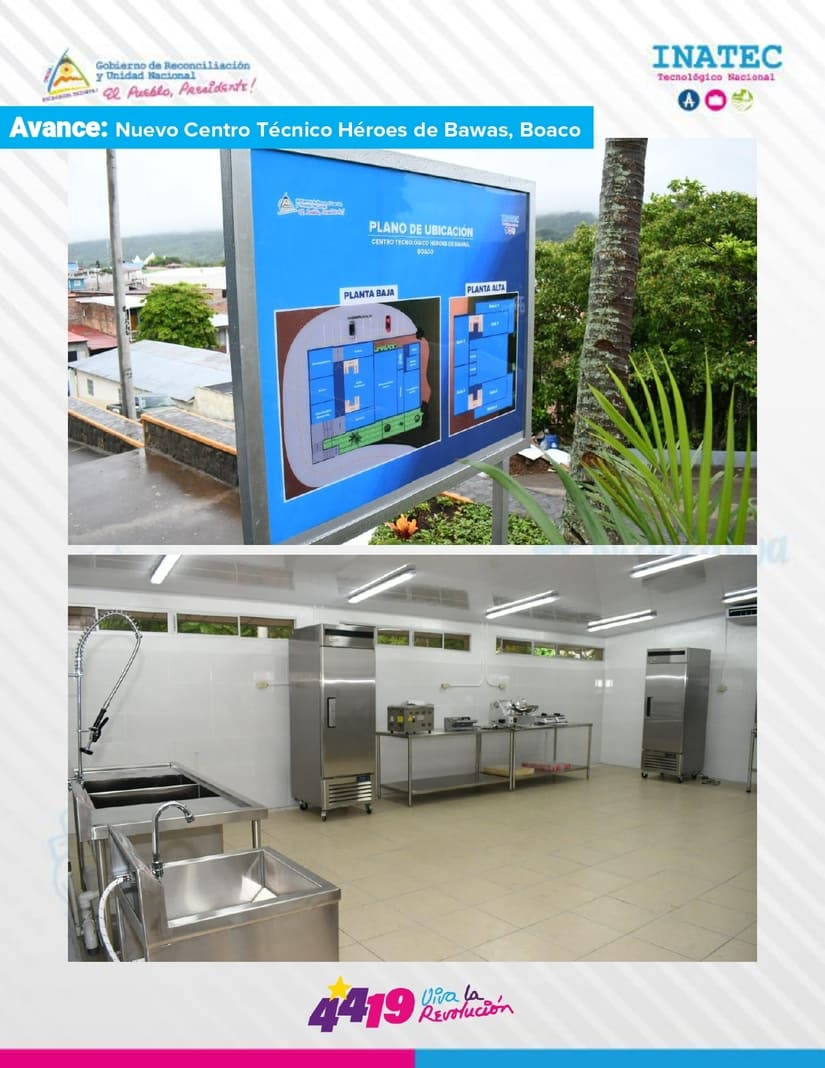 INATEC: Continúa la rehabilitación del Centro Técnico “Héroes de Bawas” en Boaco