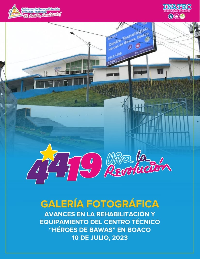 INATEC: Continúa la rehabilitación del Centro Técnico “Héroes de Bawas ...