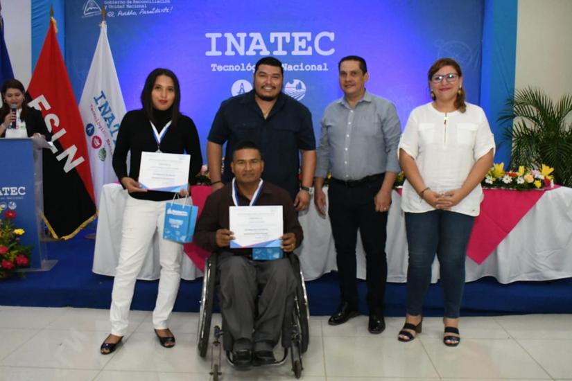Inatec entrega reconocimientos a mejores estudiantes técnicos de Nicaragua