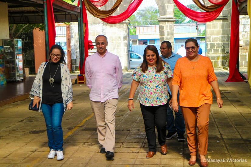 Embajador de Kuwait Salah Alhaddad visita la Ciudad Creativa de Masaya
