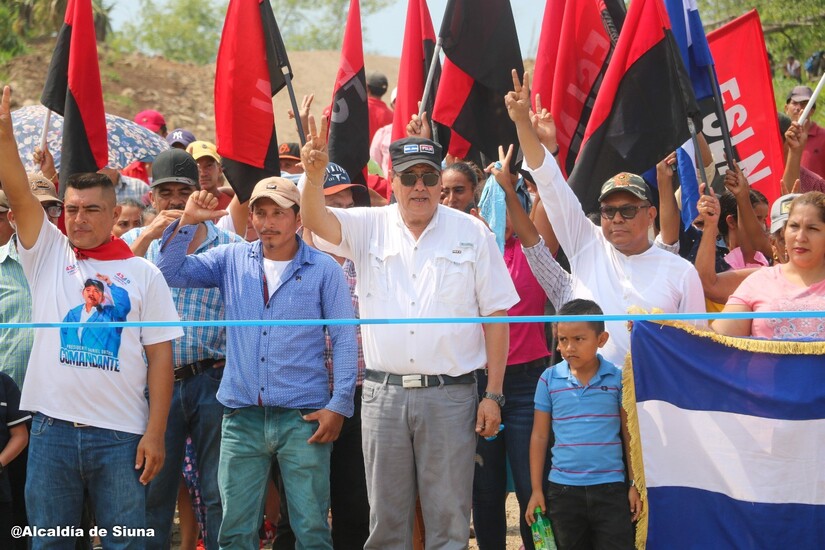 Gobierno Sandinista inauguró tramo de carretera productiva en San ...