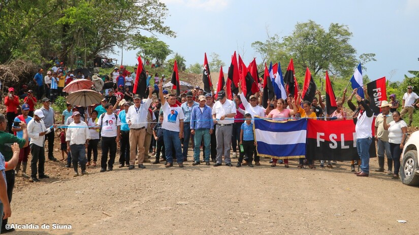 Gobierno Sandinista inauguró tramo de carretera productiva en San ...