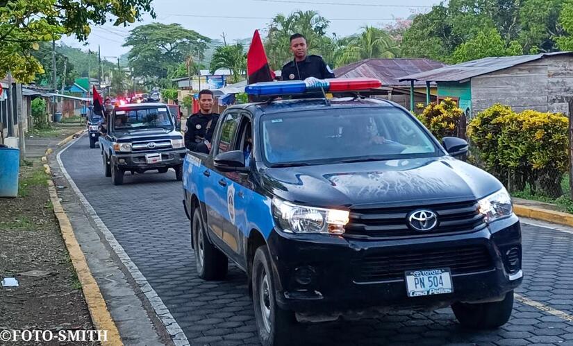 Siuna y Rosita realizan diana en honor a los Héroes y Mártires de La Rampla