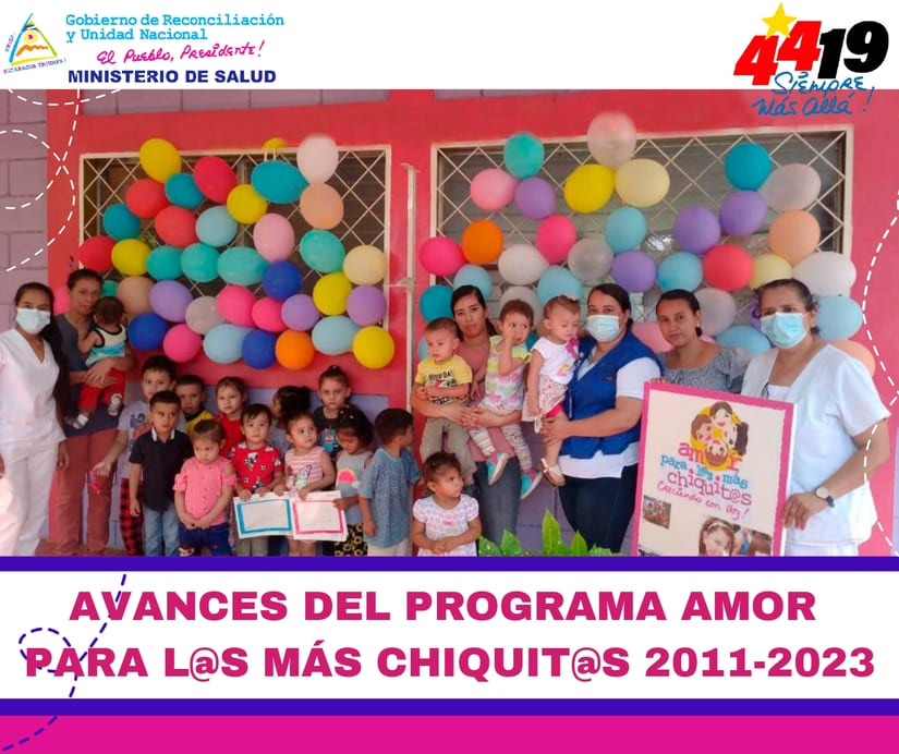Aquí te mostramos los avances del Programa Amor para los Más Chiquitos ...