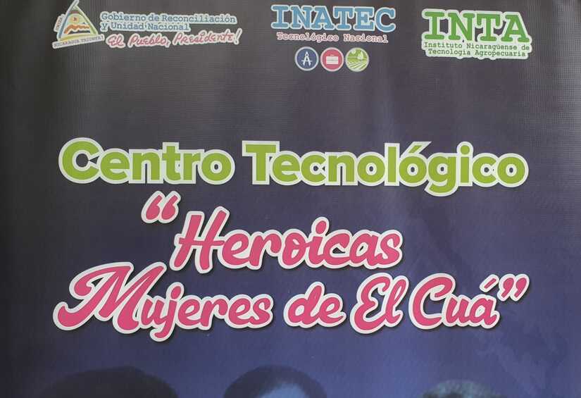 Inatec presenta Centro Tecnológico "Heroicas Mujeres de El Cuá" en Matagalpa