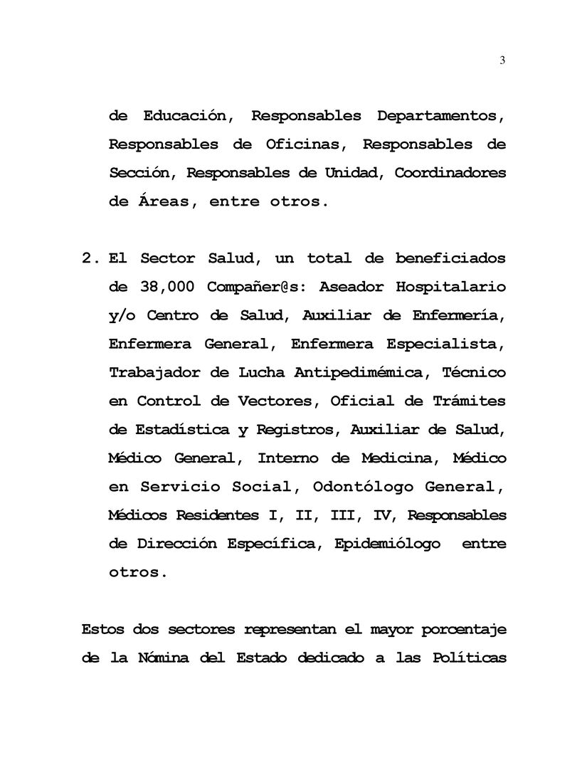 Así será el porcentaje de ajuste salarial aplicado por rango salarial a ...