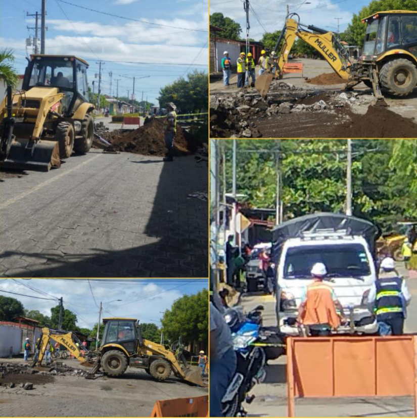 Enacal construye el Sistema de Alcantarillado Sanitario en Telica