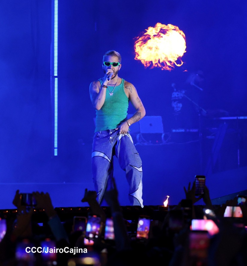 Mora conquistó a la juventud nicaragüense con un concierto sensacional