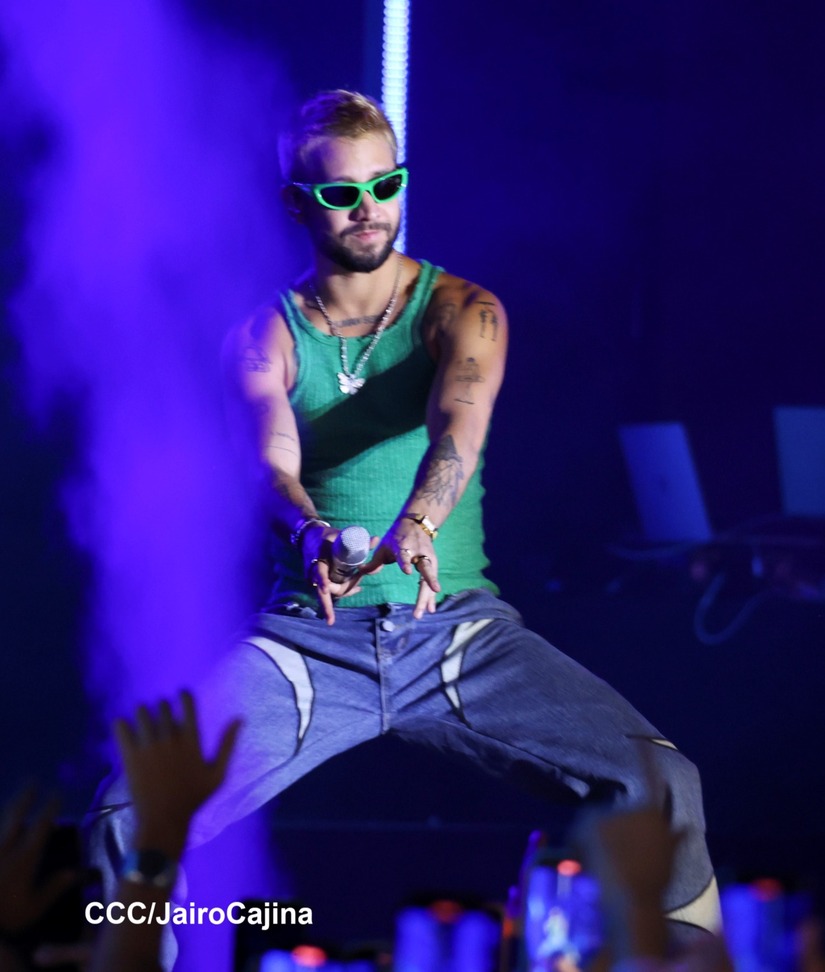 Mora conquistó a la juventud nicaragüense con un concierto sensacional